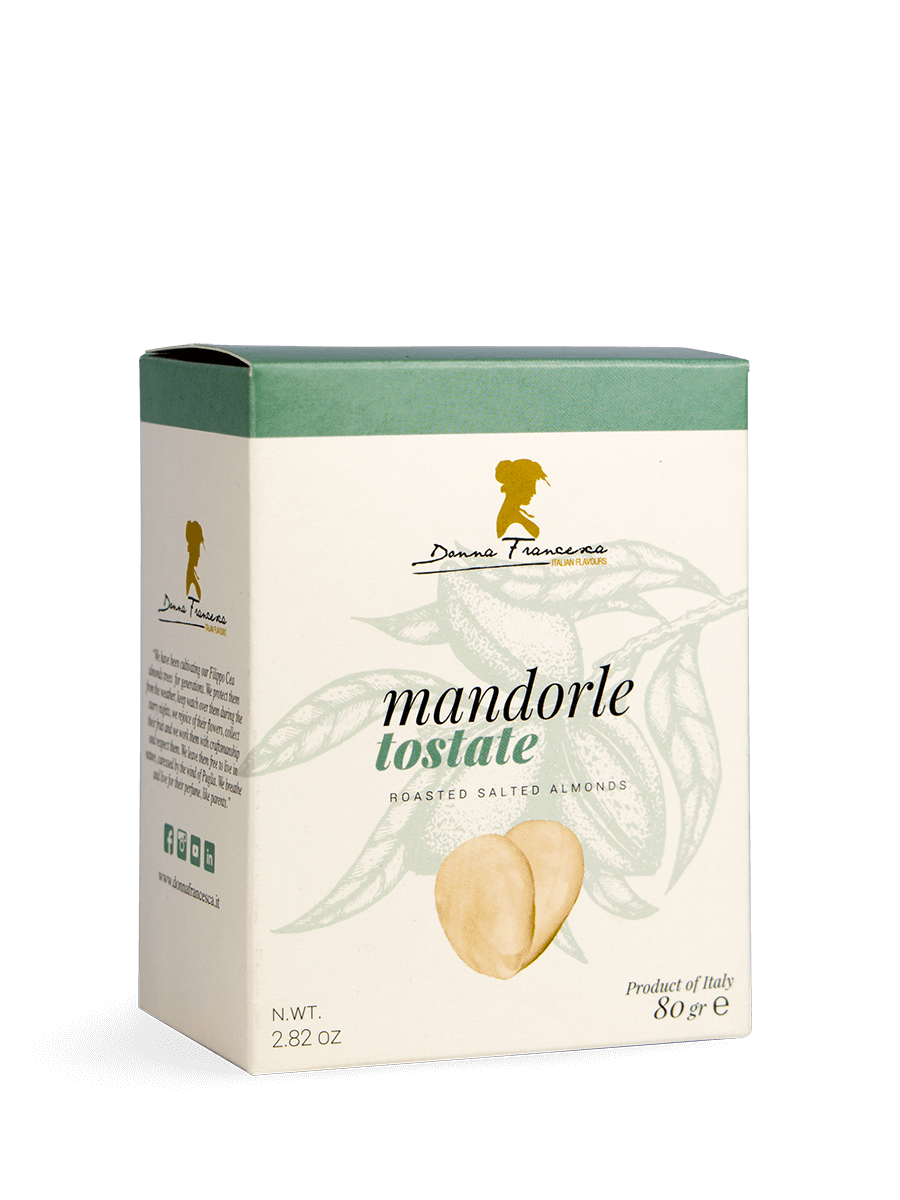 Roasted and Salted Almonds 80g - Donna Francesca